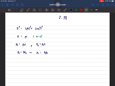 SOLVED: A neutral pion traveling along the x axis decays into two ...