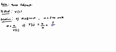 ⏩SOLVED:Calculate the volume, in liters, for each of the following ...