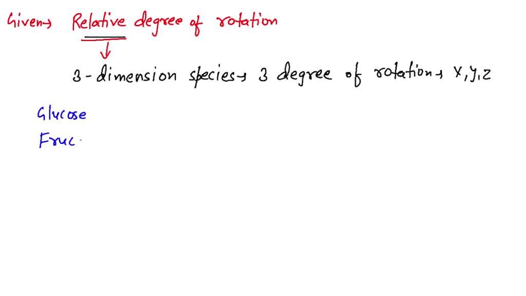 SOLVED: Sucrose and D-glucose rotate plane-polarized light to the right ...