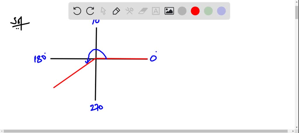 SOLVED:Estimate the number of degrees in the angle. (FIGURE CANNOT COPY)