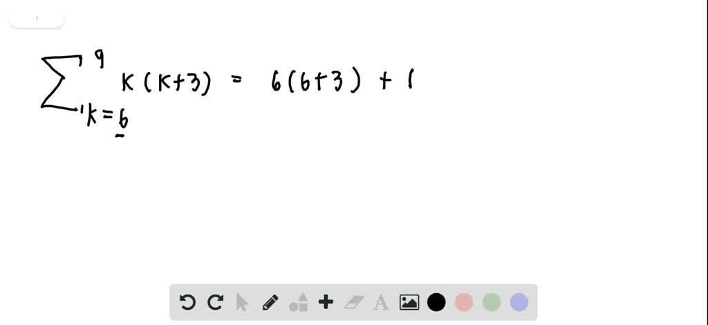 SOLVED:Sigma Notation Write the sum without using sigma notation. ∑k=6 ... SOLVED:Sigma Notation Write the sum without using sigma notation. ∑k=6 ...