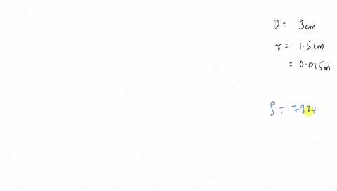 SOLVED: Calculate the mass of a solid iron sphere that has a diameter ...