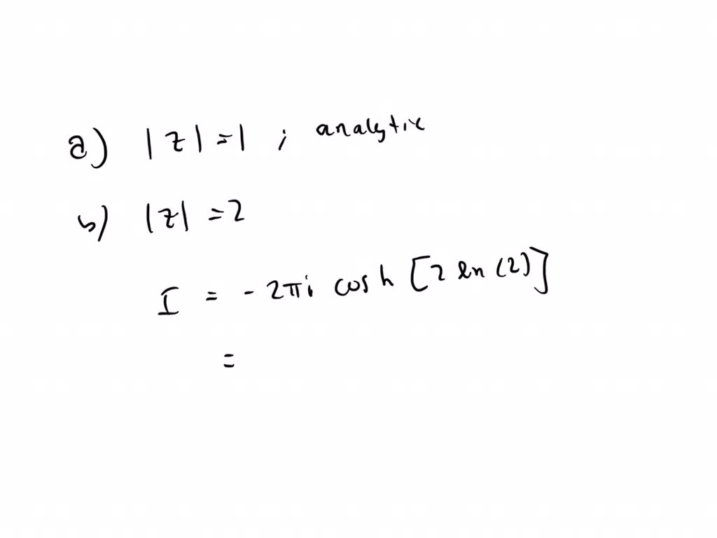 SOLVED:Use Cauchy's theorem to derive the Poisson integral solution ...