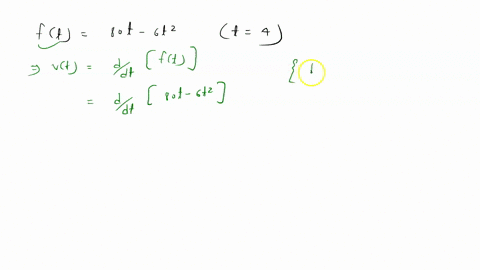 SOLVED:A particle moves on a number line according to the position function f(t)=2 √(t+4). Find ...
