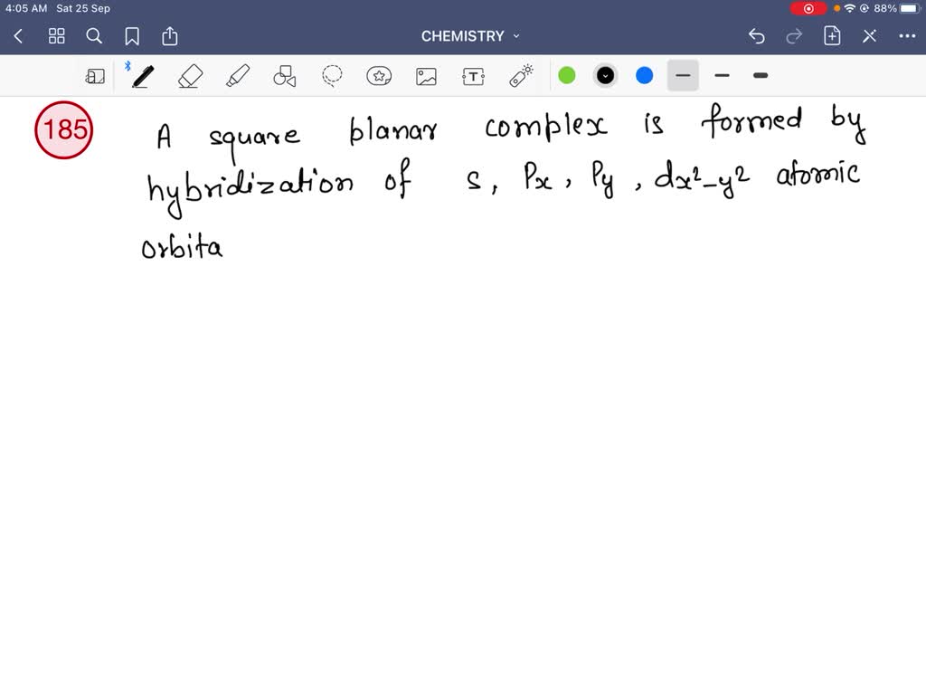 ⏩SOLVED:A square planar complex is formed by hybridization of the… | Numerade