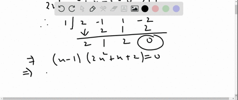 SOLVED:A partial solution set is given for each polynomial equation. Find the complete solution ...