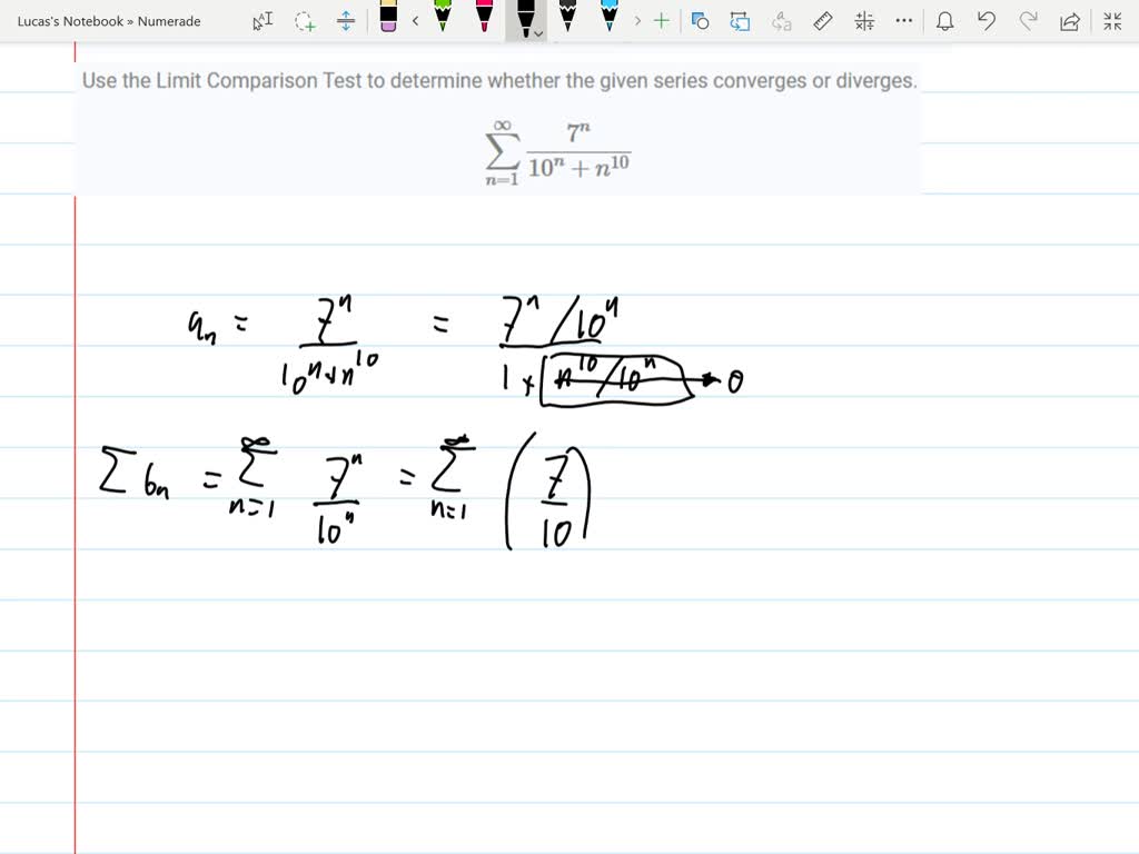 SOLVED Use The Limit Comparison Test To Determine The Convergence Of solved-use-the-limit-comparison-test-to-determine-the-convergence-of