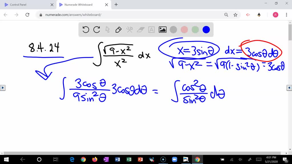 ⏩solved Trigonometric Substitutions Evaluate The Following Integrals… Numerade