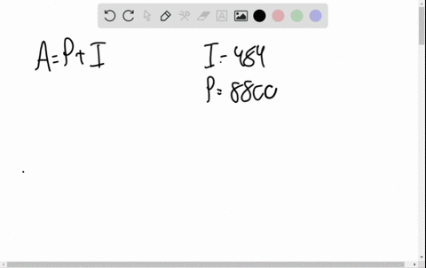 SOLVED:Use the formula A=P+I, where A is the value of an investment, P ...