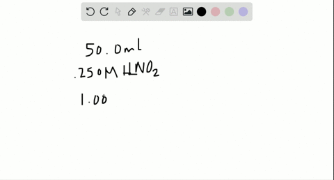 SOLVED:Sketch a titration curve for the titration of 50.0 mL of 0.250 ...