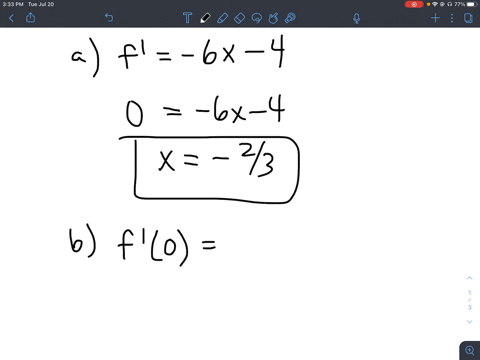 SOLVED:(a) find the critical numbers of f (if any), (b) find the open ...