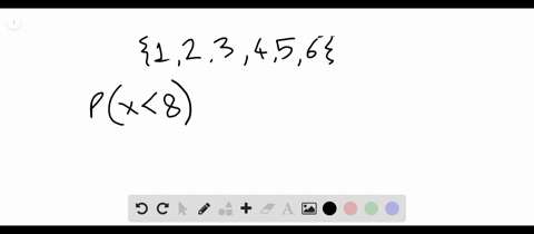SOLVED:Suppose you roll a number cube. Find each theoretical probability. P(a number less than 8)