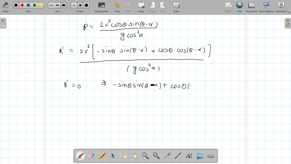 SOLVED:The range of a projectile fired with elevation angle θat an ...