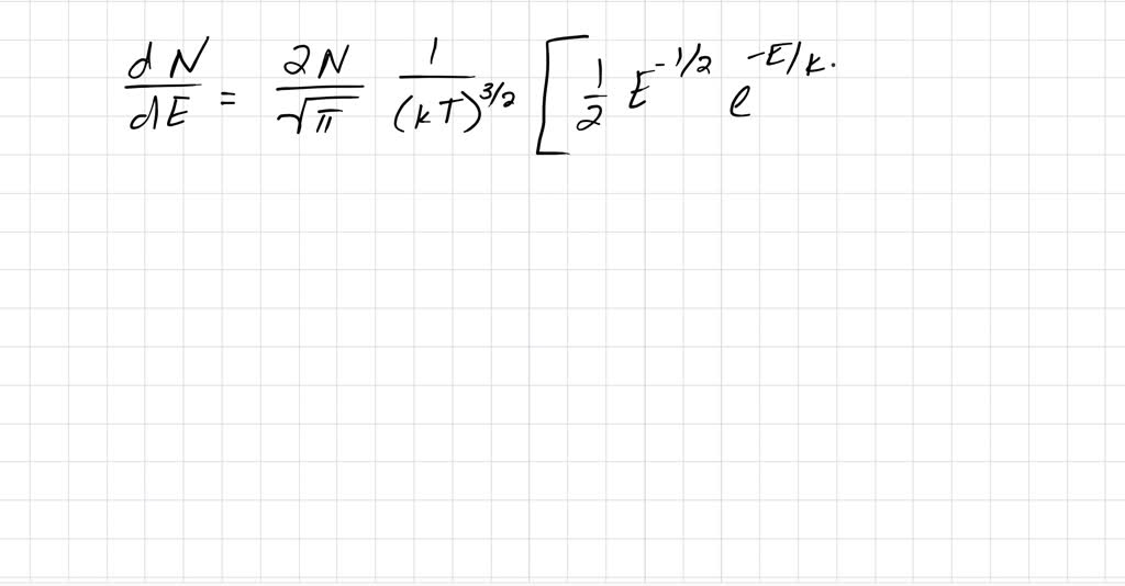 By differentiating the expression for the Maxwell Boltzmann energy ...