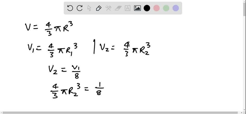 SOLVED A Spherical Balloon Has Volume V And Radius R By What Factor 