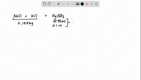 SOLVED:A mixture contains only sodium chloride and potassium chloride ...