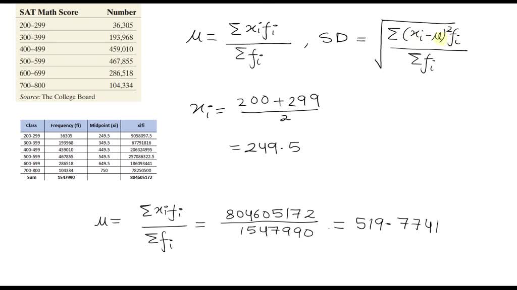 SOLVED:The dataset "ÂvgSAT" (https://openstax.org/r/Chapter8 Data-Sets ...