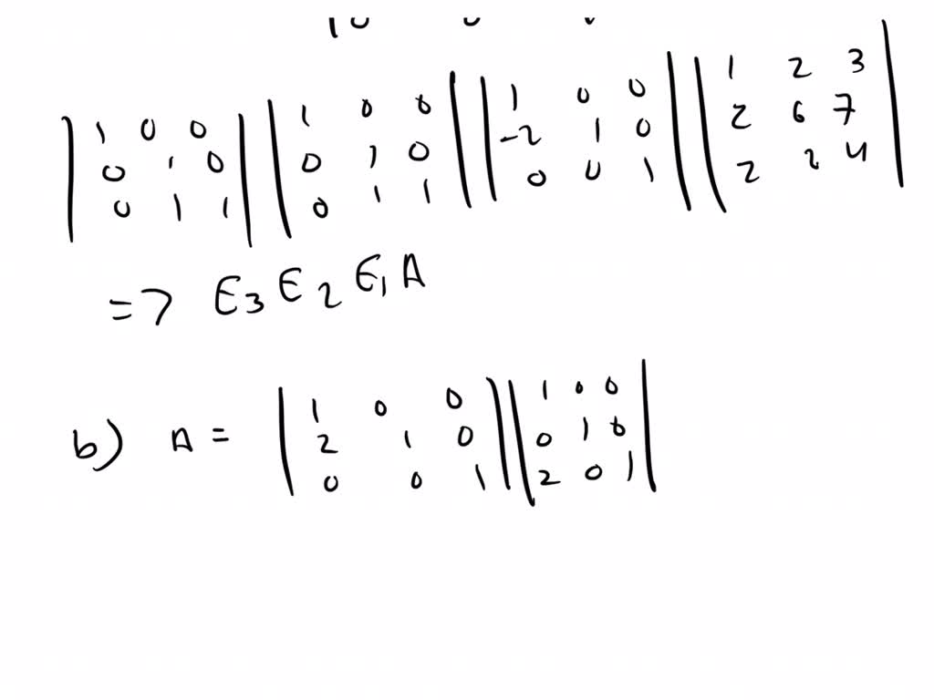⏩SOLVED:(a) Show how to express an invertible matrix A of order N as… | Numerade