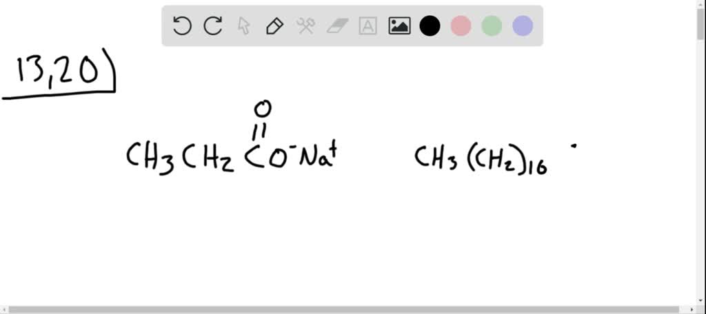 SOLVED:Is sodium propanoate (the sodium salt of propanoic acid) as ...