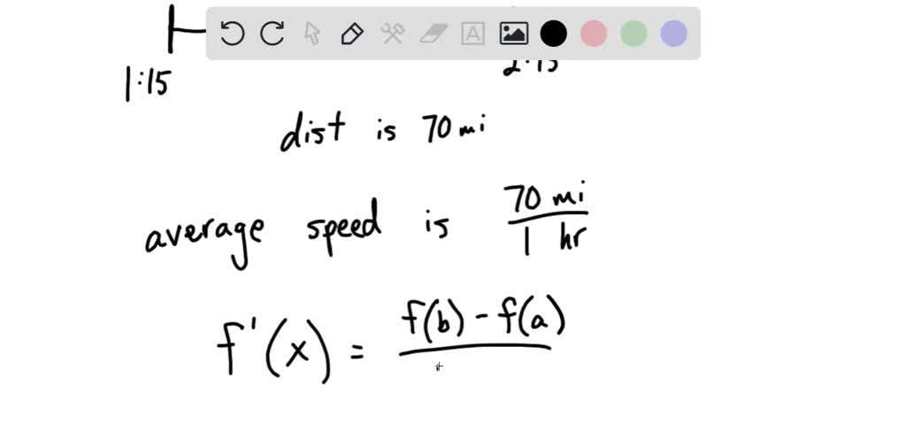SOLVED:A motorist enters a toll road and is given a stub stamped 1: 15 ...