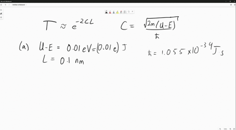 ⏩SOLVED:Calculate the transmission probability for… | Numerade