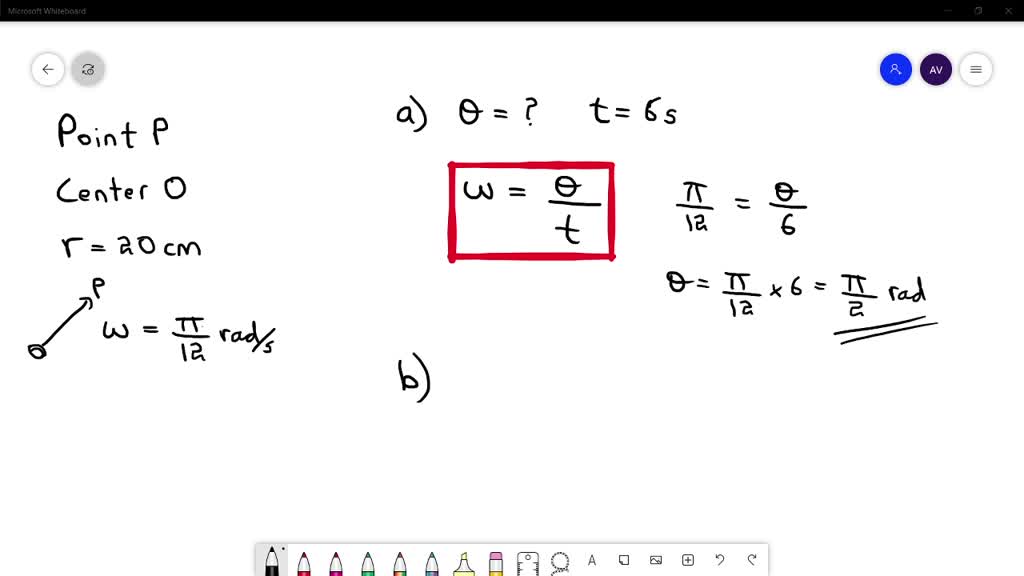 SOLVED:Suppose that point P is on a circle with radius r, and ray O P is rotating with angular ...