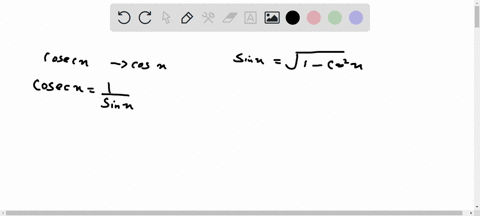 ⏩SOLVED:Perform each transformation. See Example 2 . Write csc x in ...