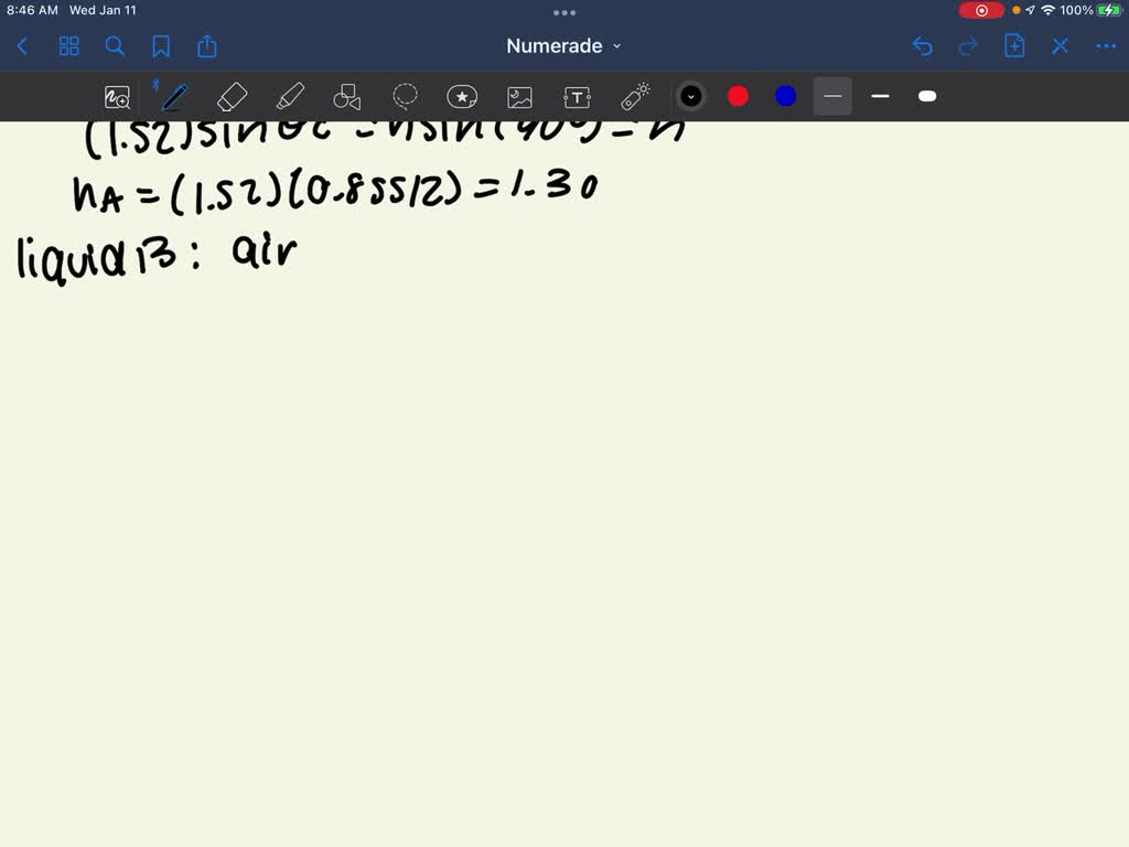 SOLVED: The densities at 20^∘ C and the indices of refraction for ...