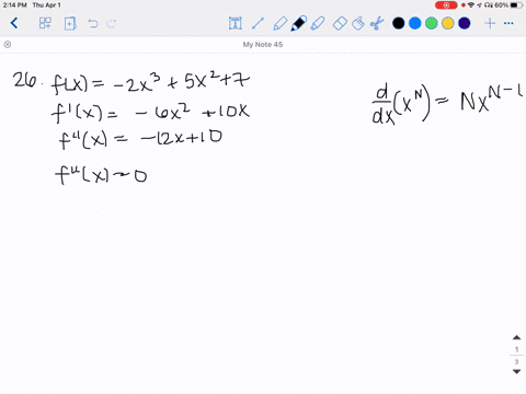 SOLVED:Determine where the function is concave upward and downward, and list all inflection ...