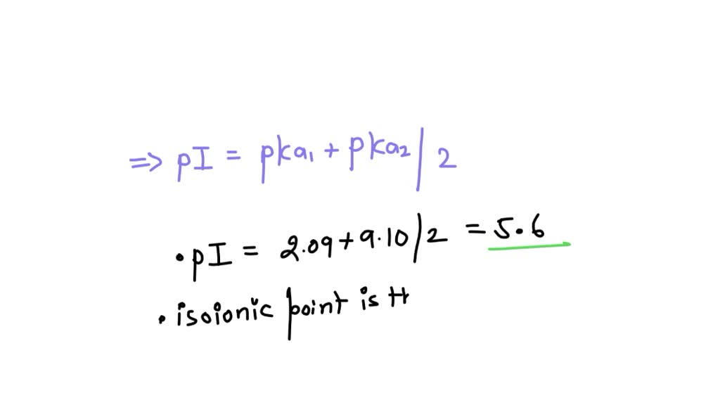SOLVED:What is the difference between the isoelectric pH and the ...