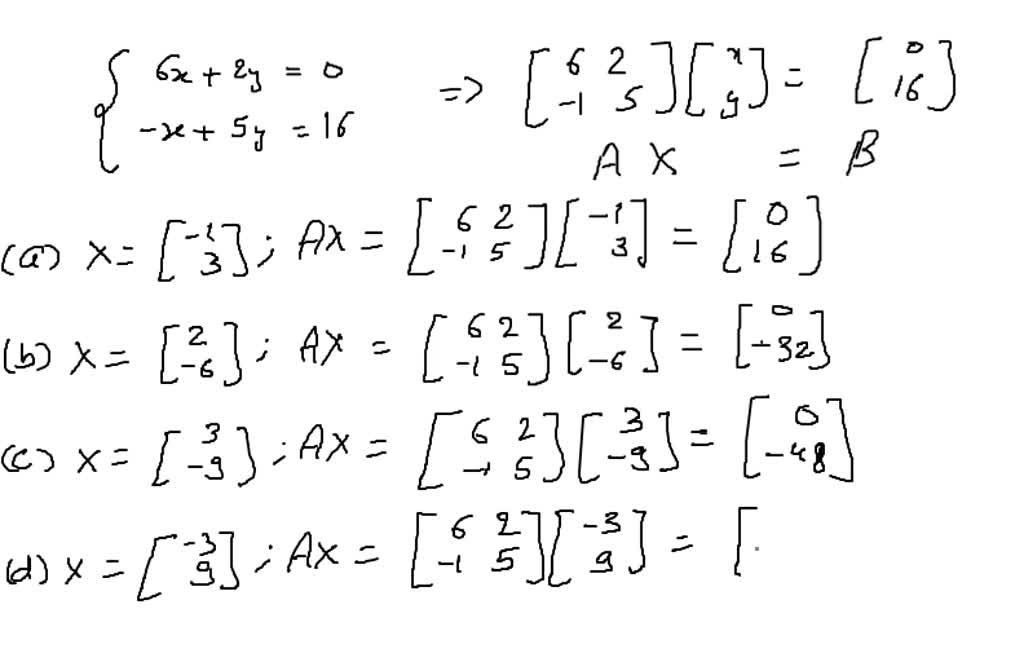 SOLVED Use Matrix Multiplication To Determine Whether Each Matrix Is A