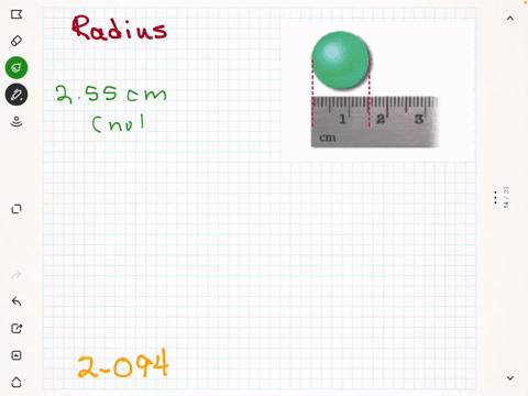 ⏩SOLVED:The students measure another ball with the ruler in Problem ...