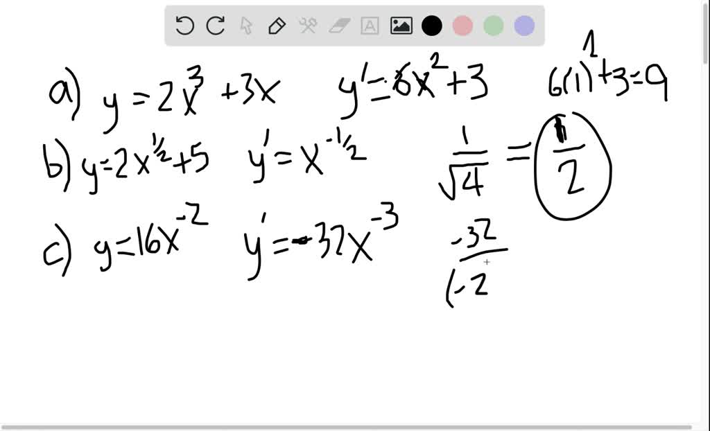 SOLVED Determine The Slope Of The Tangent To The Graph Of Each Function