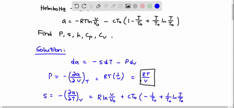 SOLVED:Derive the equivalent of the Gibbs-Helmholtz equation, but for ...