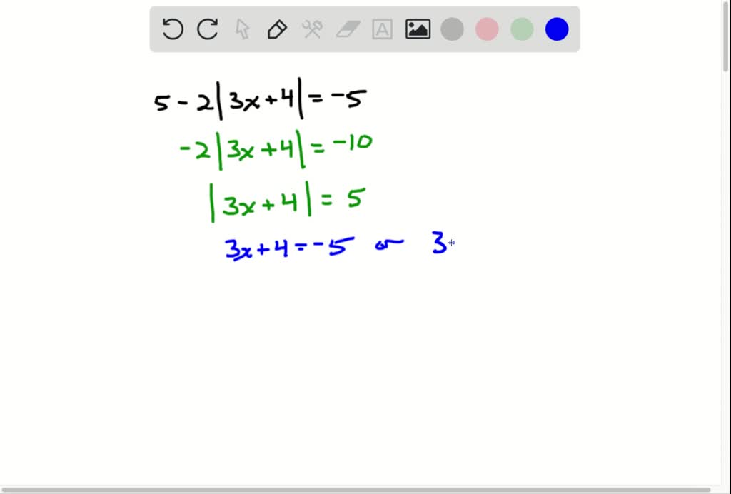 SOLVED 5 3 2 X 3 4