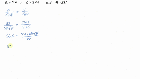 ⏩SOLVED:Two sides and an angle (SSA) of a triangle are given.… | Numerade