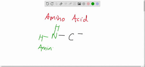 SOLVED: Draw the general structure of an amino acid. | Numerade