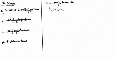 SOLVED:Draw the line-angle formula for each of the following: a. 1 ...