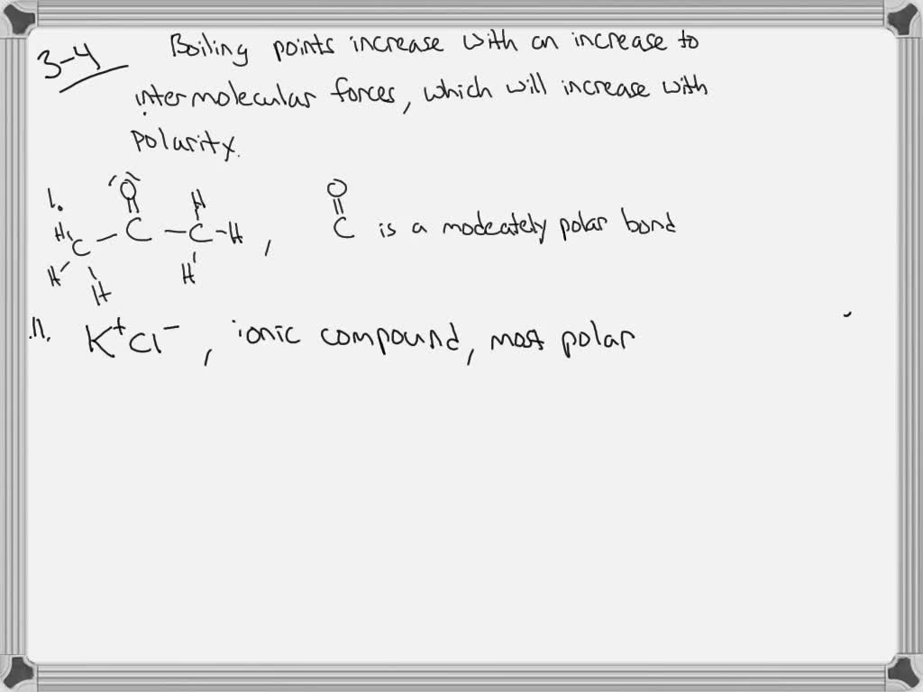 SOLVED Order The Following Compounds Shown From Lowest To Highest