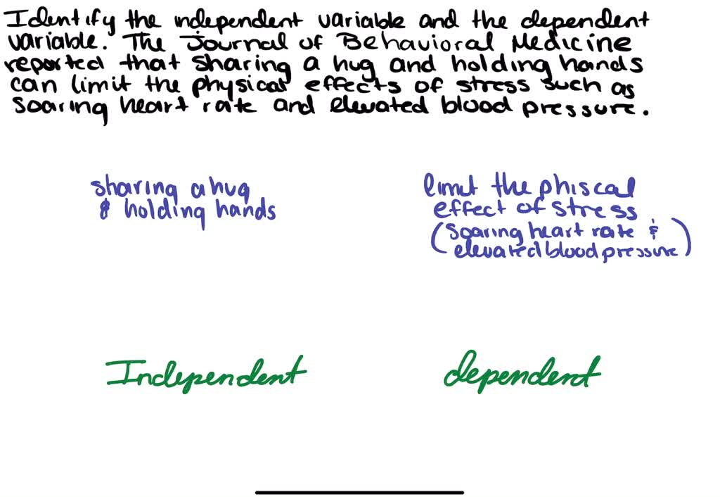 SOLVED:A researcher wishes to study stress, and so she records the ...