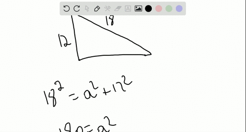 SOLVED:Use the Pythagorean theorem to determine the length of the ...