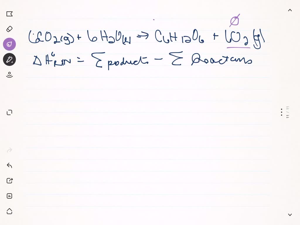 SOLVED:Photosynthesis produces glucose, C6 H12 O6, and oxygen from ...