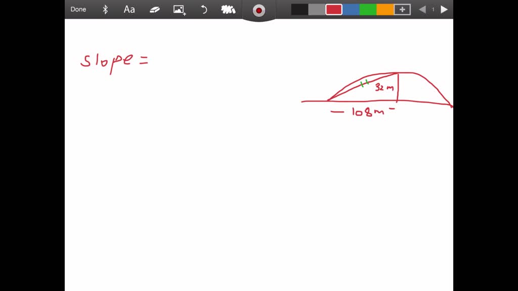 SOLVED What Is The Slope or Grade Of This Hill CAN T COPY THE IMAGE