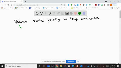 ⏩SOLVED:Write a variation model using k as the constant of… | Numerade