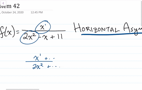 SOLVED:Using your calculator, determine the vertical asymptote of the ...