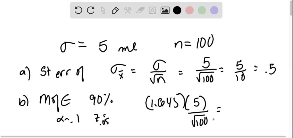 Solved The Reproducibility Of A Method For The Determination Of