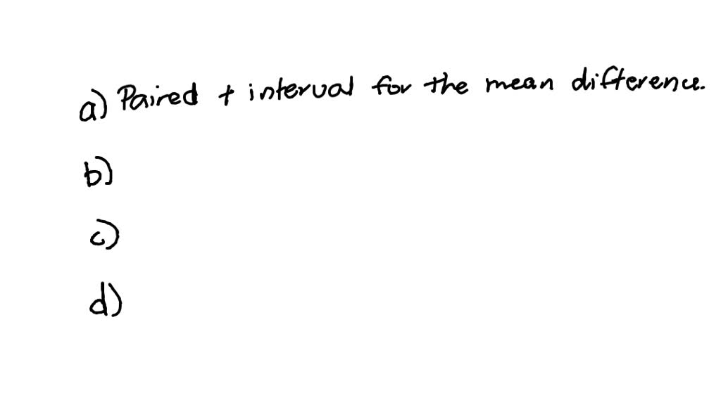 SOLVED:For the following, identify the parametric procedure to perform ...