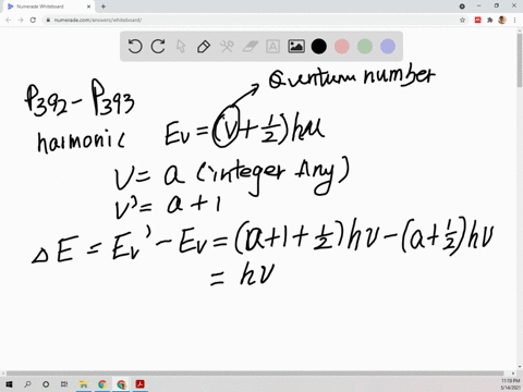 SOLVED:Construct and compare energy level diagrams for vibrations of an ...