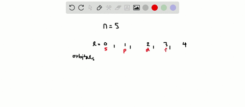 SOLVED:How many orbitals are possible for n=5 ? Identify the orbital ...