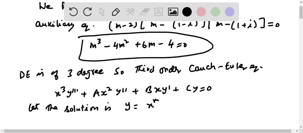SOLVED:Consider a two-dimensional ODE with a fixed point at which the chararteristic polynomial ...